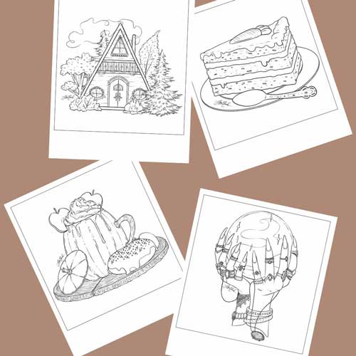 Colouring Cards & Sheets – The Paper Narwhal