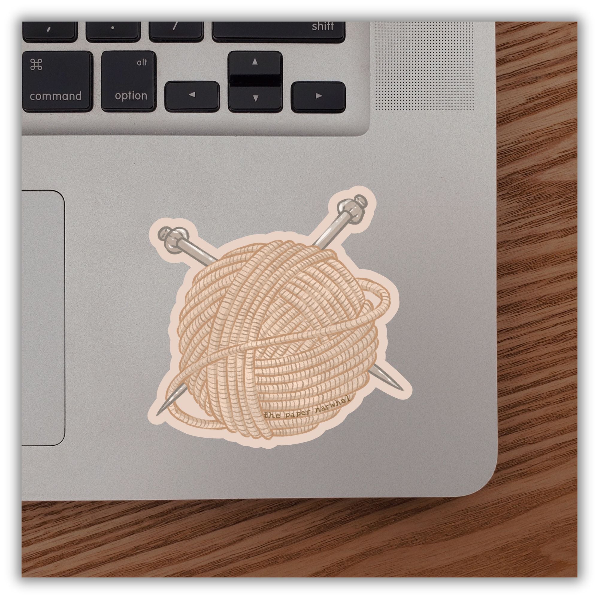 Yarn Ball Sticker – The Paper Narwhal