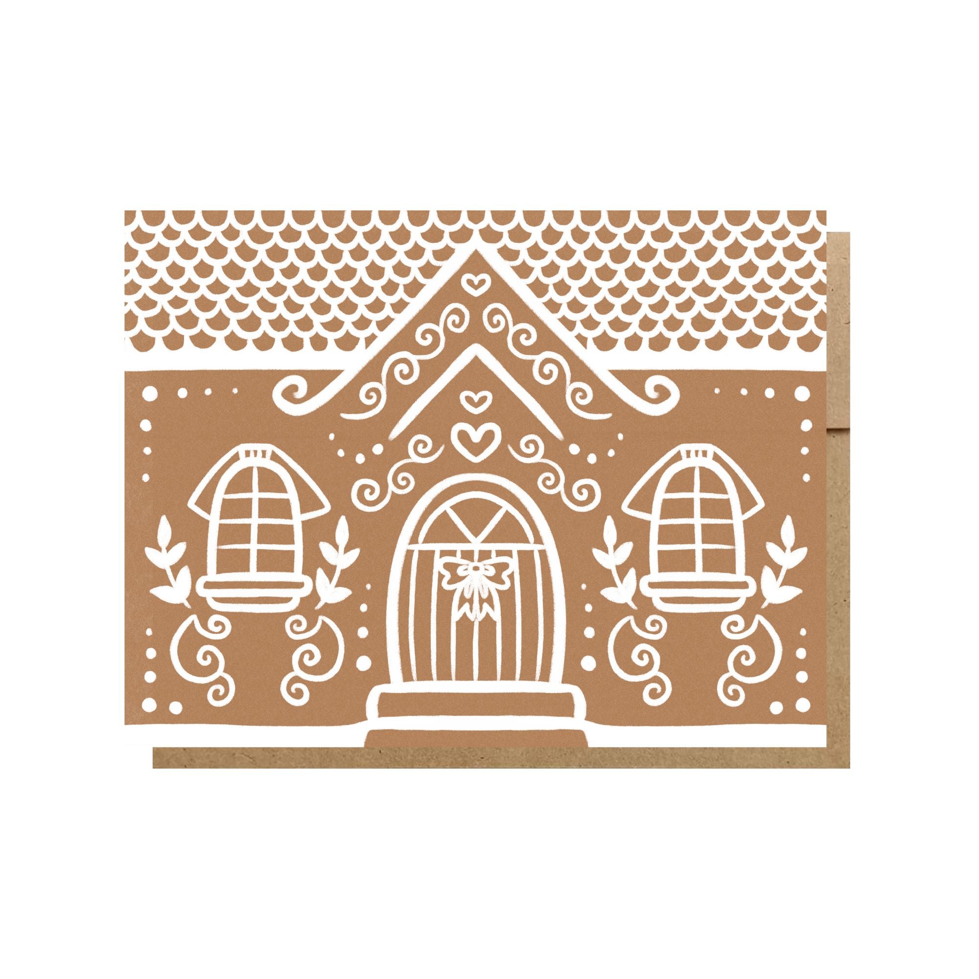 Gingerbread House Greeting Card, Boho – The Paper Narwhal
