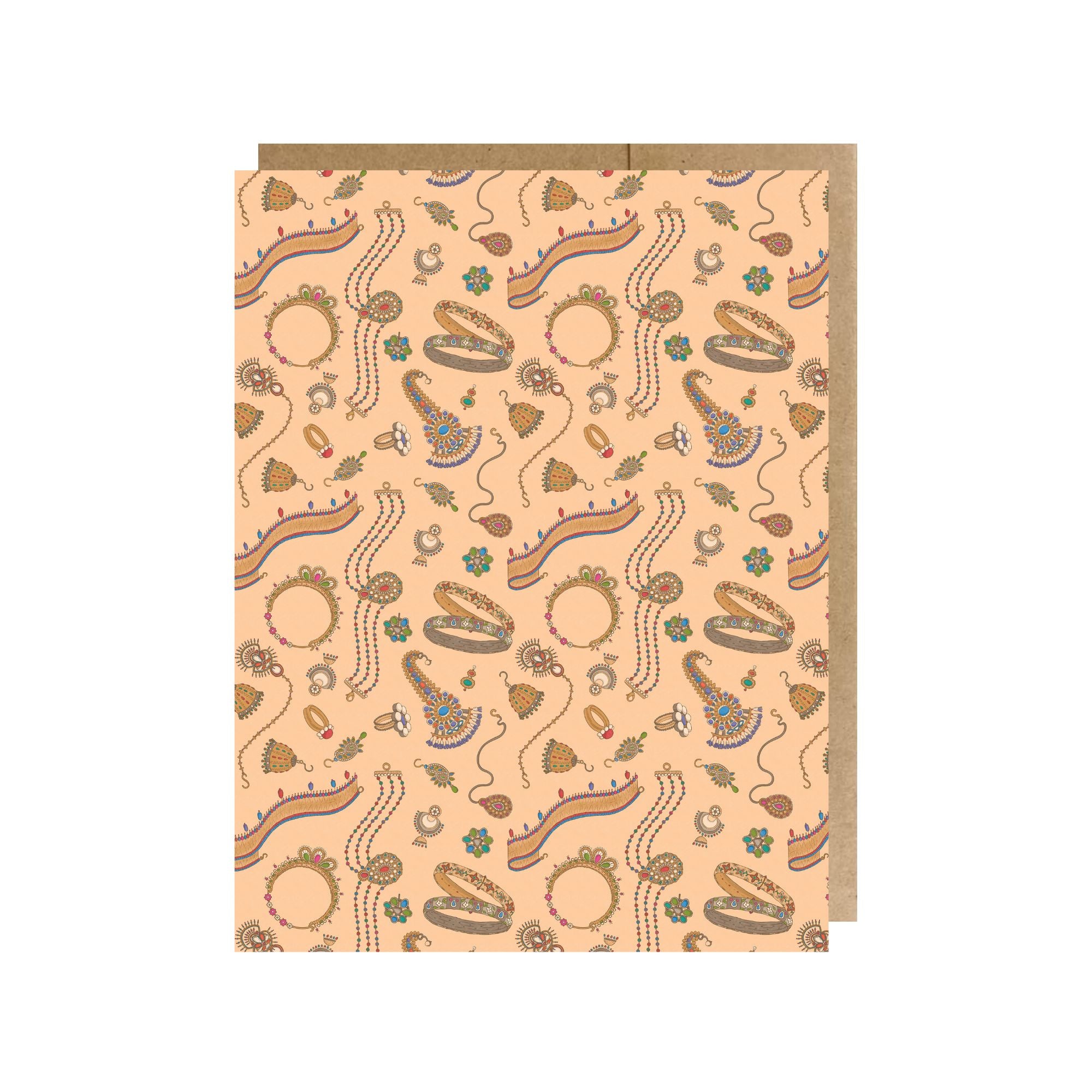 Sandook Greeting Card, Gold – The Paper Narwhal