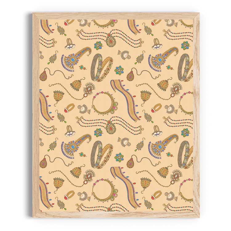 Sandook Art Print, Gold – The Paper Narwhal