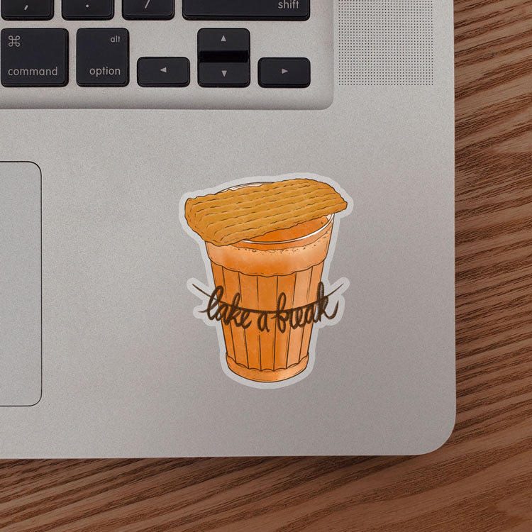 Take a Break Cha Sticker – The Paper Narwhal